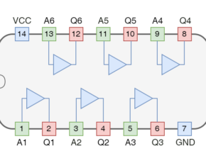 7407_hex_buffer - Electronics-Lab.com