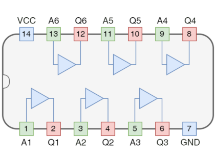 7407_hex_buffer - Electronics-Lab.com