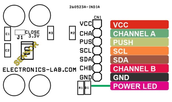 12-Bit Programmable Contactless Encoder Module - Electronics-Lab