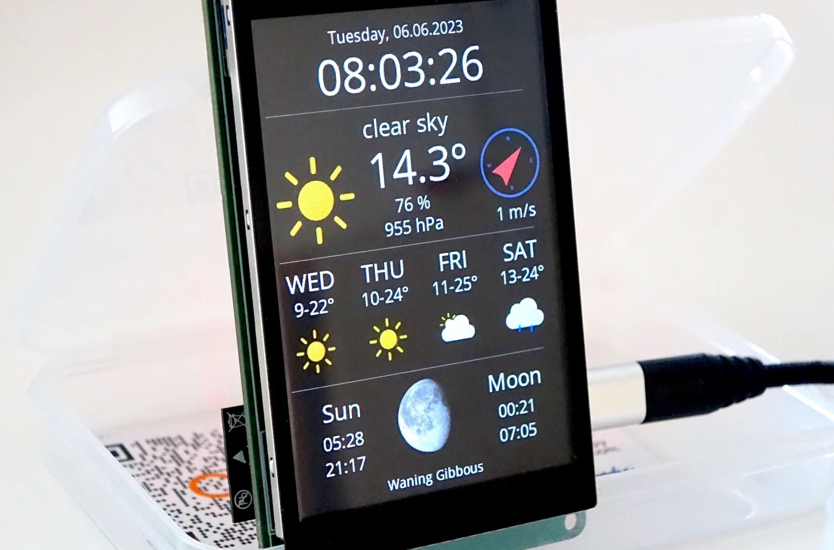 ESP32 WiFi Colour Display Kit Grande 2 - Electronics-Lab