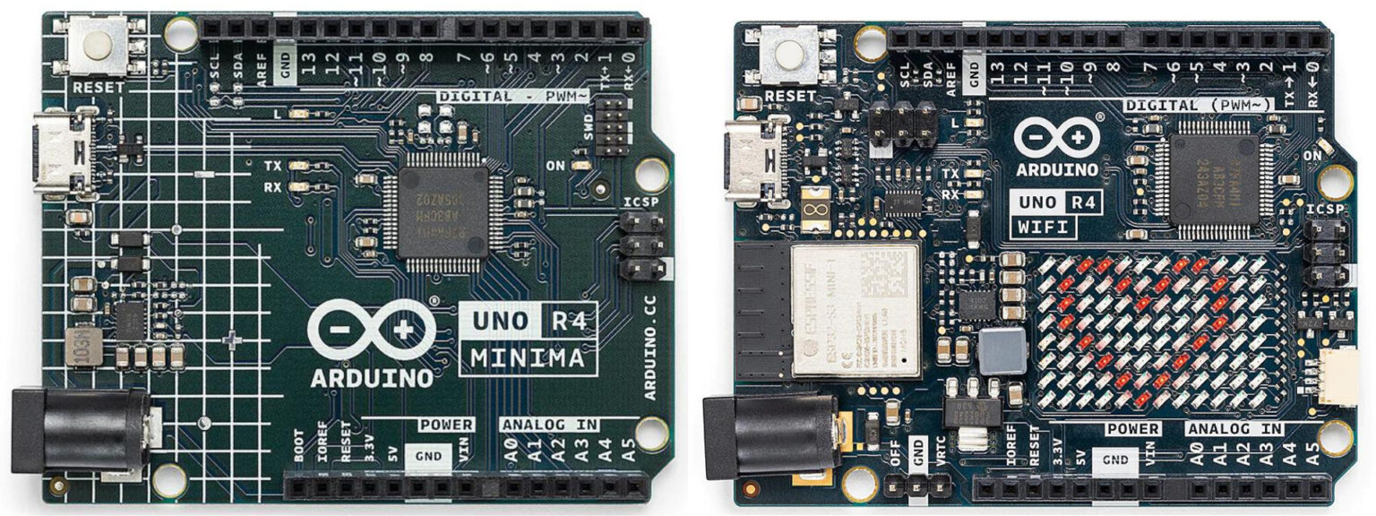 Arduino Uno R4 Minima and R4 WiFi - A Generational Upgrade ...