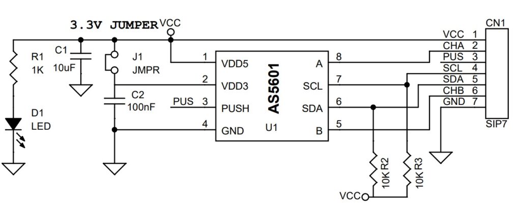 12-Bit Programmable Contactless Encoder Module - Electronics-Lab