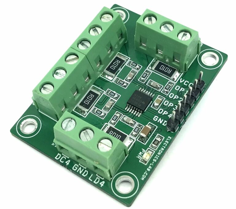 4 Channel Current Sense Amplifier - Low and High-Side Voltage Output ...