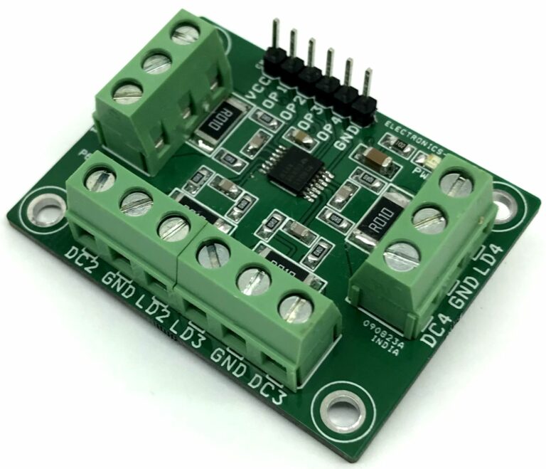 4 Channel Current Sense Amplifier - Low and High-Side Voltage Output ...
