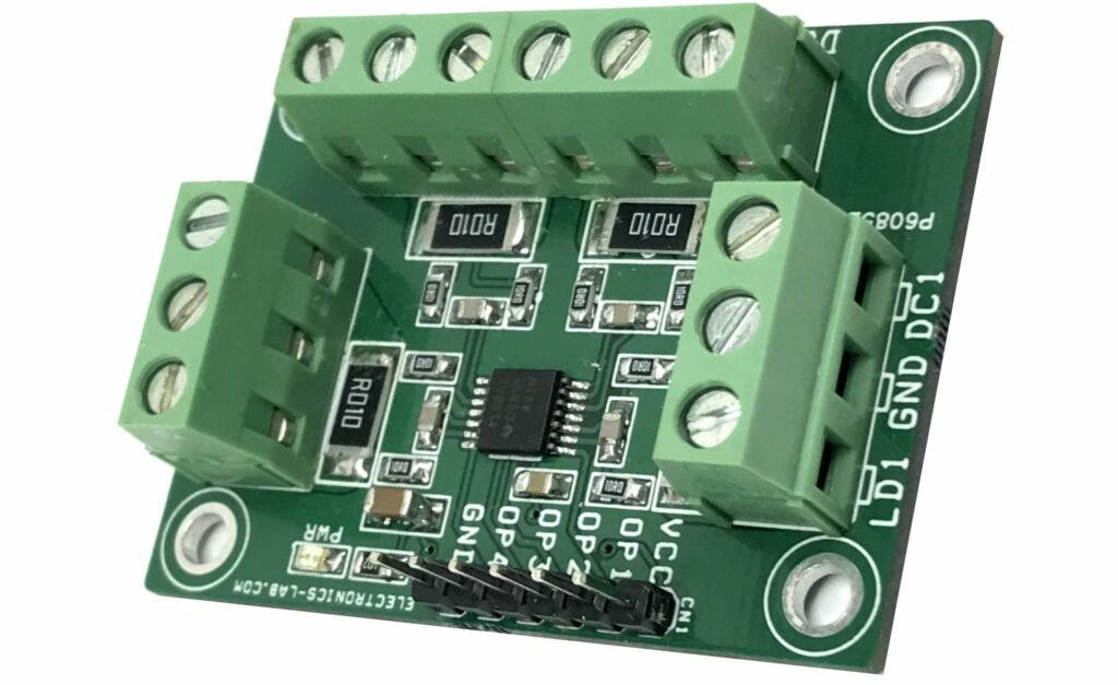 4 Channel Current Sense Amplifier - Low and High-Side Voltage Output ...