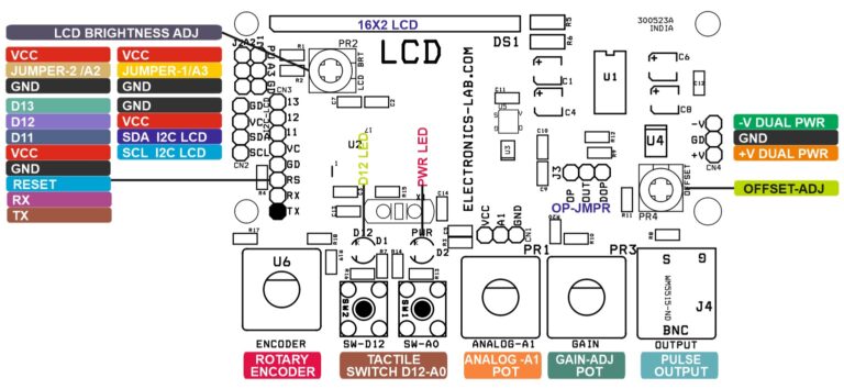 Function Generator Using Ad9833 Dds Arduino Compatible Electronics Lab