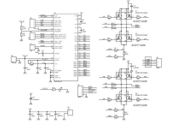 High Power Bipolar Stepper Motor Driver with SPI Interface - Electronics-Lab