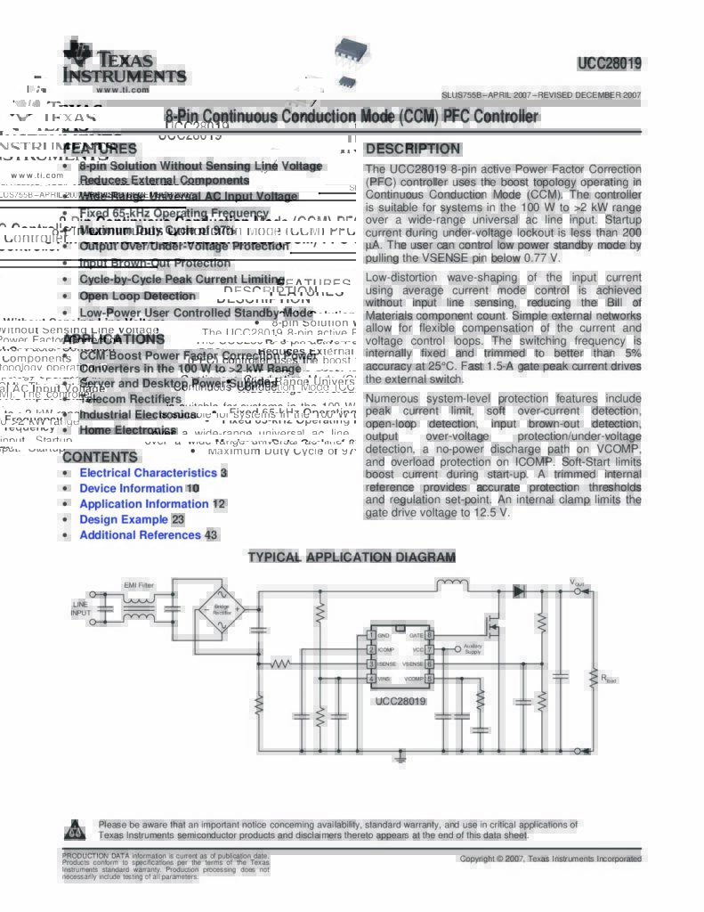 ucc28019 - Electronics-Lab.com