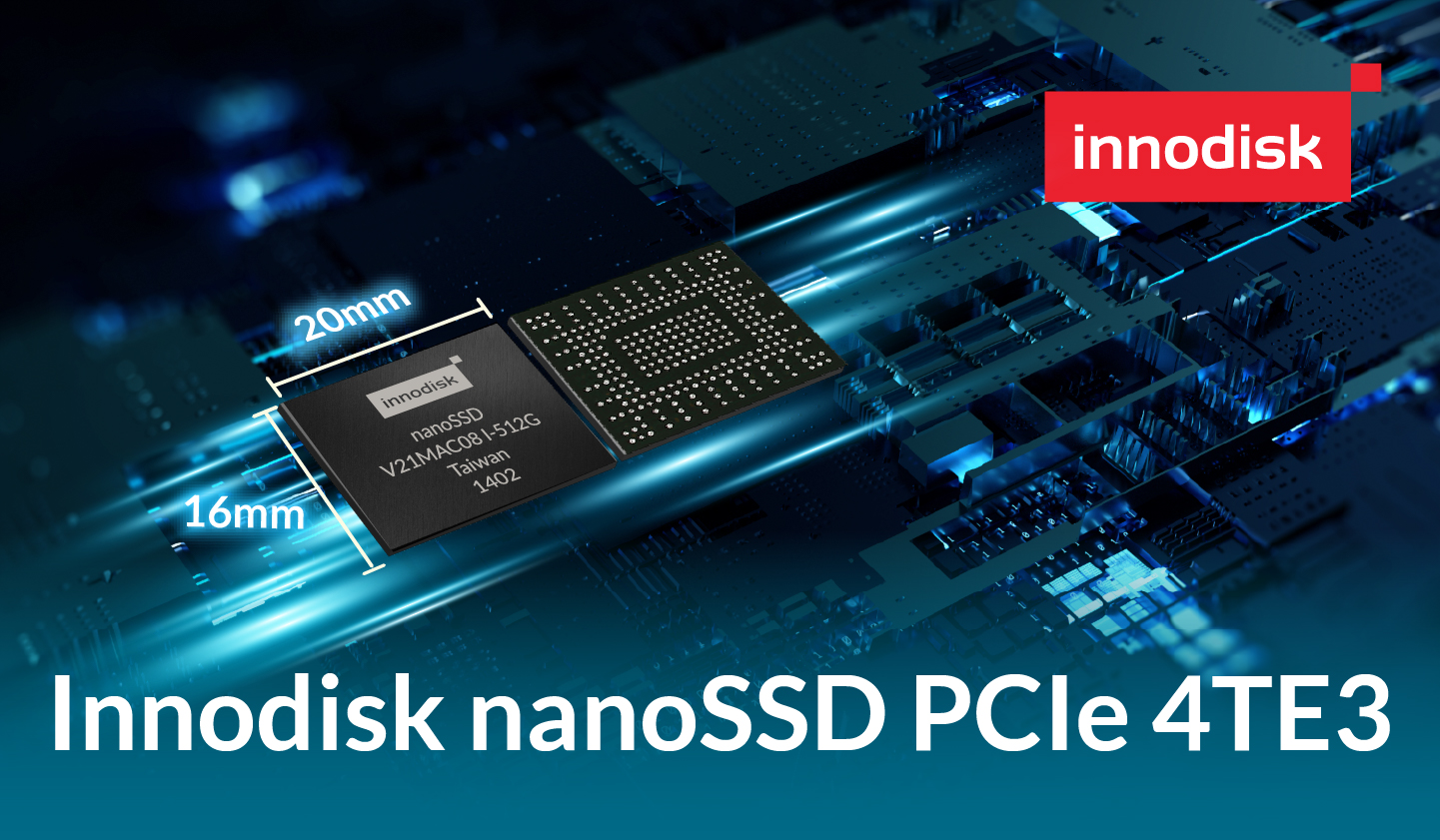 Innodisk Introduces the First PCIe nanoSSD 4TE3 with Compact Size - Electronics-Lab
