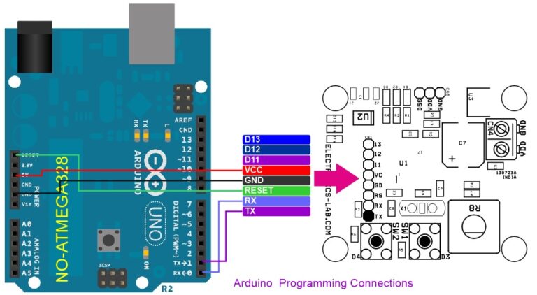 Arduino Programing Connections - Electronics-Lab.com Arduino Programing Connections - Electronics-Lab.com
