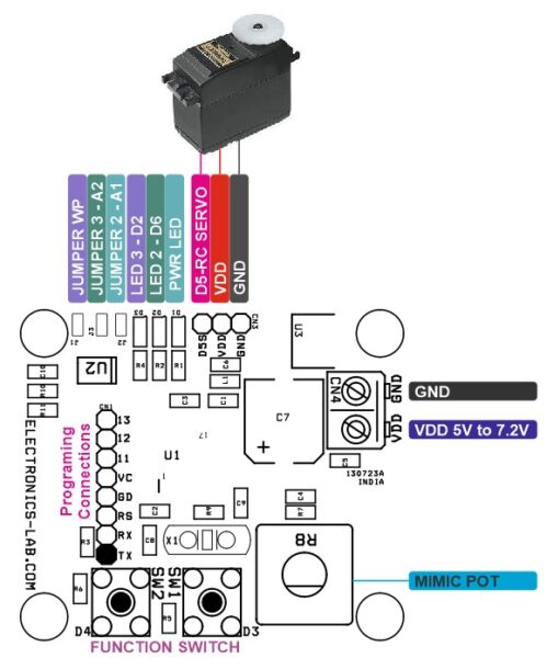 RC Servo Movement Recorder and Player - Electronics-Lab
