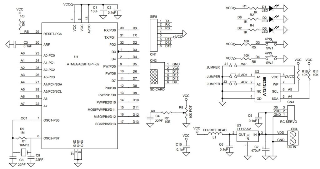 RC Servo Movement Recorder and Player - Electronics-Lab