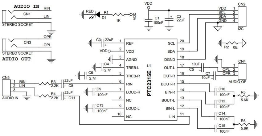 Stereo Audio Processor for Home TV Audio - Electronics-Lab