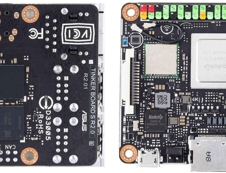Tinker Board S R2 0 2d Back Front Electronics
