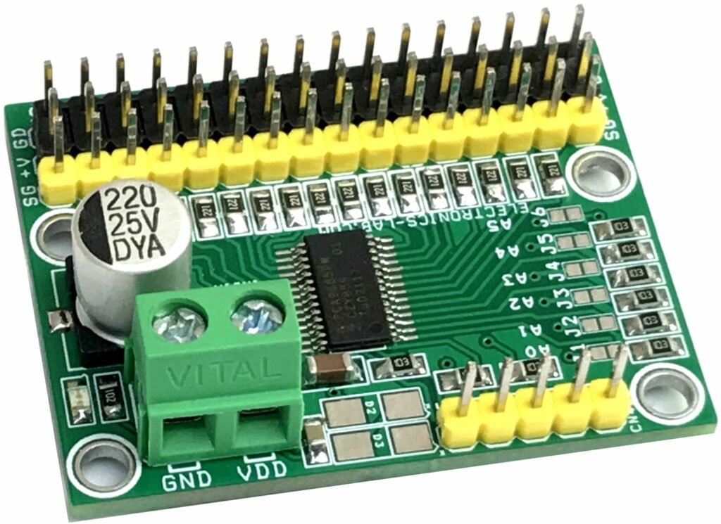 16 Channel RC Servo Driver with I2C Interface - Electronics-Lab
