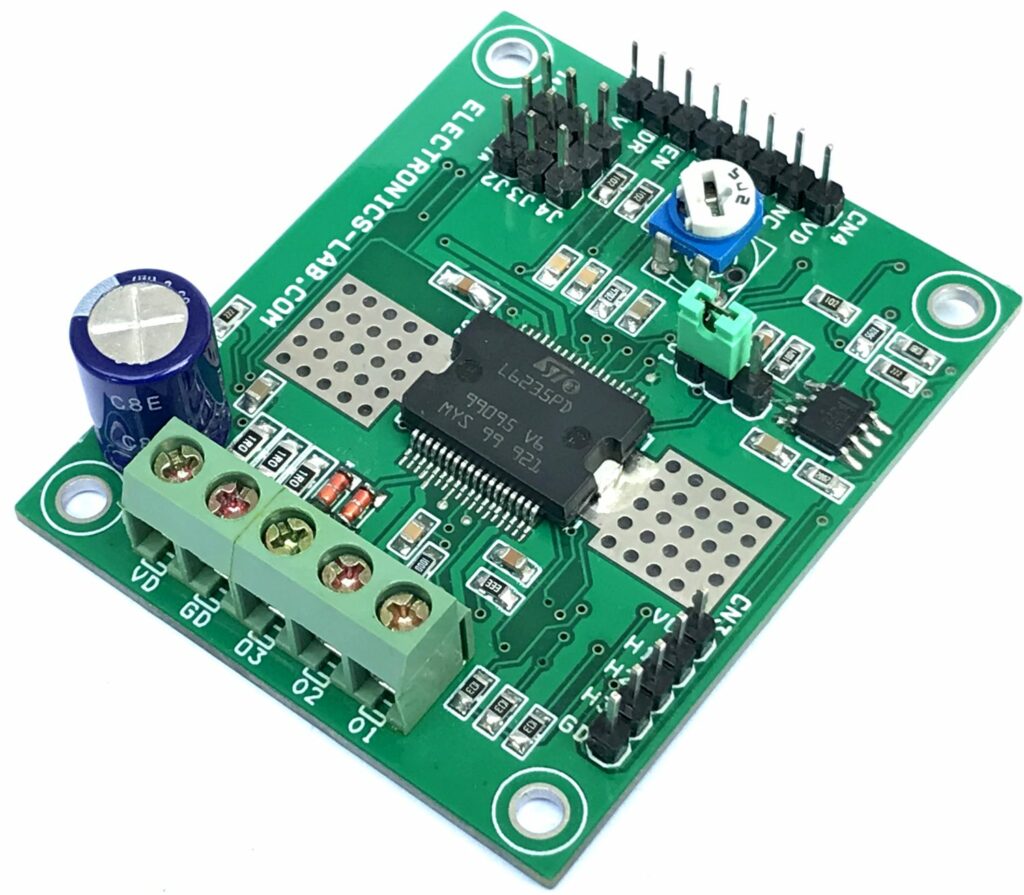 3 Phase Brushless Motor Driver using L6235 - Electronics-Lab