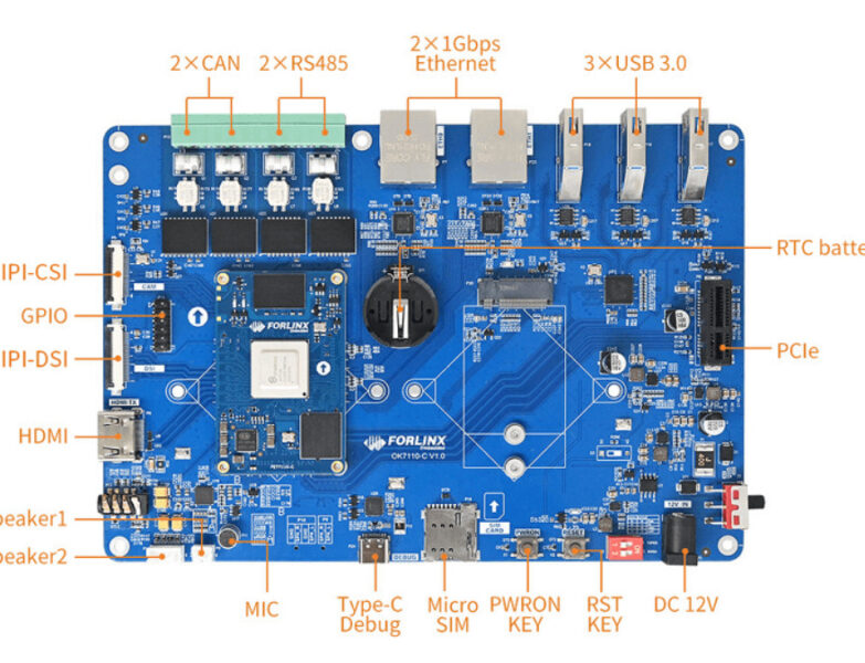 OK7110-C-Development-Board - Electronics-Lab.com