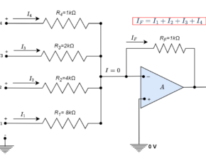 Summing Amplifier Circuit - Electronics-Lab.com