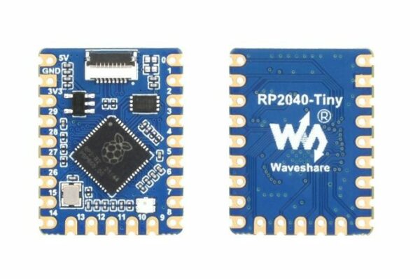 Waveshare RP2040-Tiny: Compact Power with USB-C and Buttons - Electronics-Lab