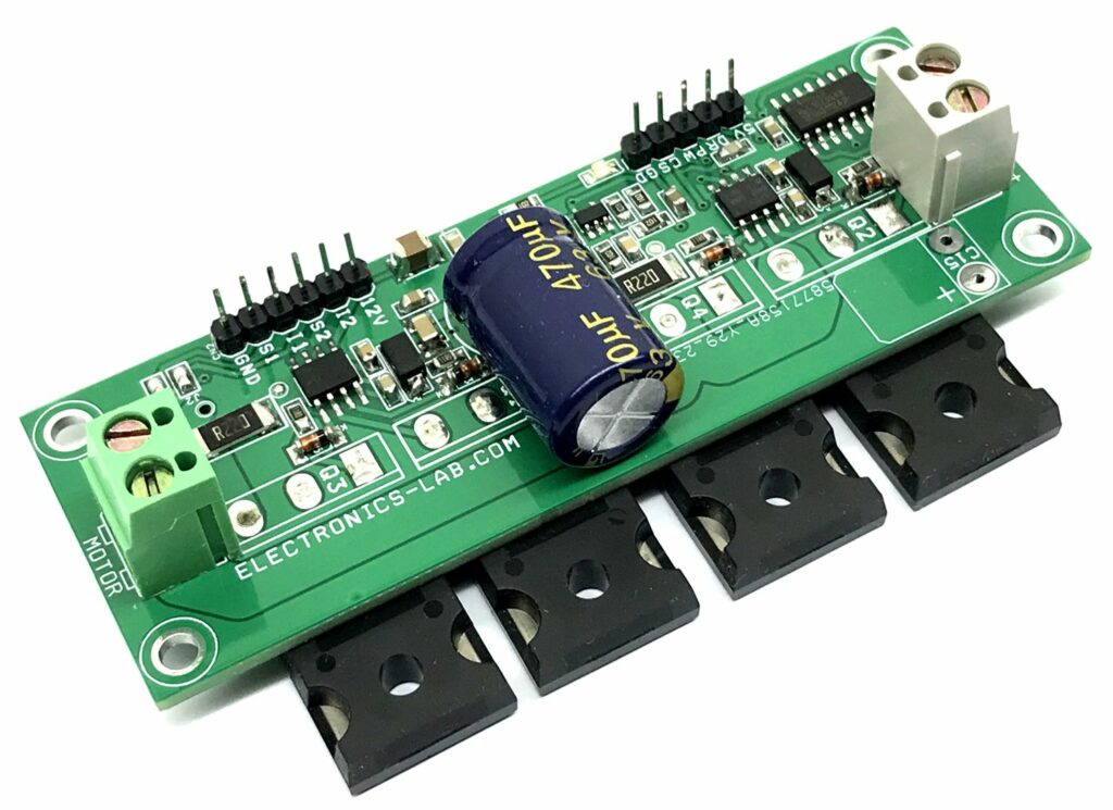 H-Bridge for High Power Brushed DC Motor with Current Sense ...