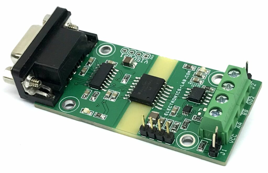 Isolated RS-232 to RS-485 Signaling Converter - Electronics-Lab