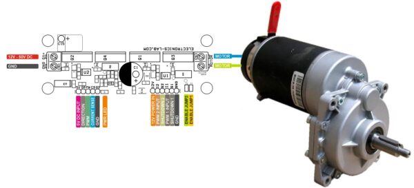H-Bridge for High Power Brushed DC Motor with Current Sense ...