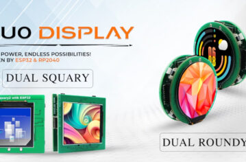 Duo Display Equipped with RP2040 and ESP32 Microcontrollers ...