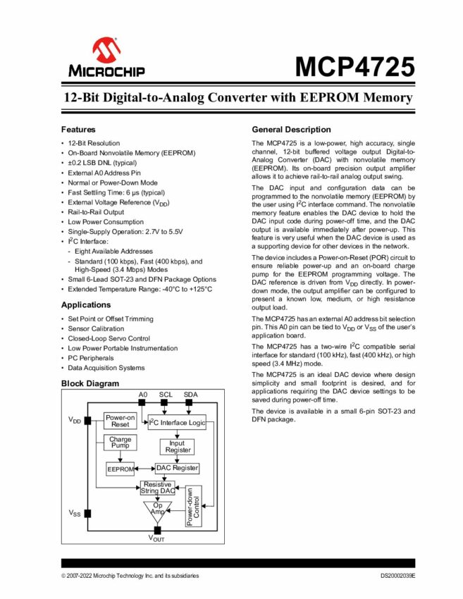 MCP4725_Data_Sheet_20002039E-2907543 - Electronics-Lab