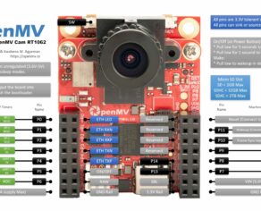 OpenMV CAM RT1062 camera Pinout Diagram - Electronics-Lab.com
