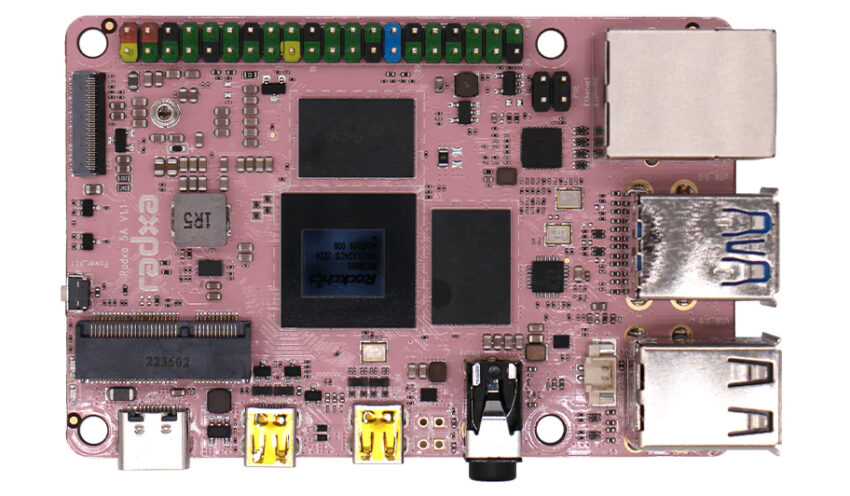 New Radxa ROCK 5A Pink Edition Features 16GB of RAM and Supports DietPi ...