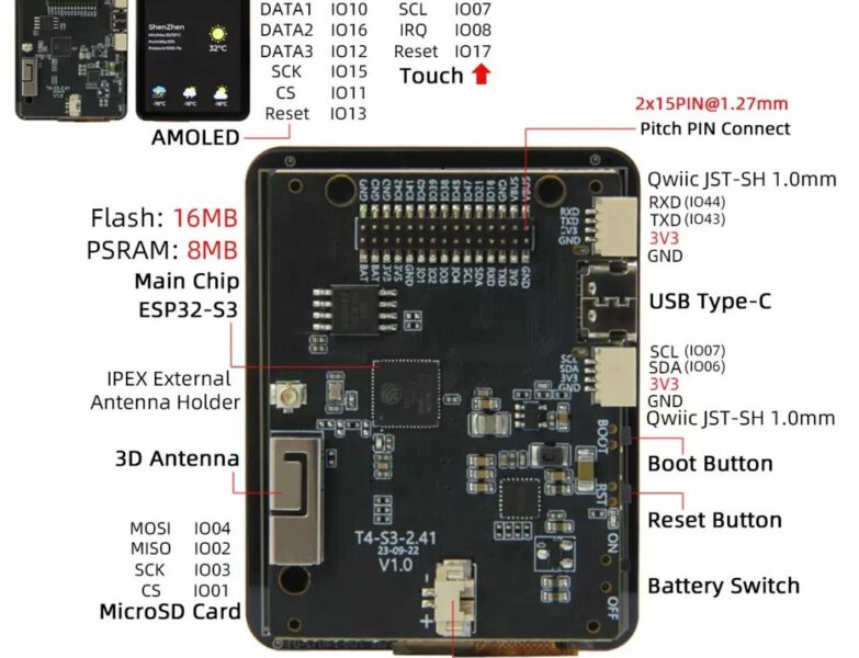 T4-S3-pinout-diagram - Electronics-Lab.com