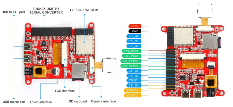 Makerfabs MaTouch ESP32-S3 Features a 2.8″ IPS Display Module and ...