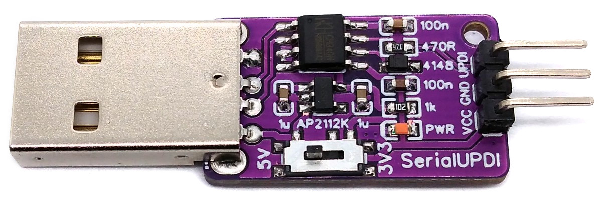 Adafruit released a newer and smaller ATtiny programmer - UPDI Friend ...