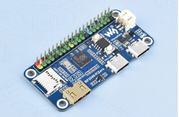 Waveshare RP2040-PiZero – A Raspberry Pi RP2040 board with Raspberry Pi Zero form factor ...