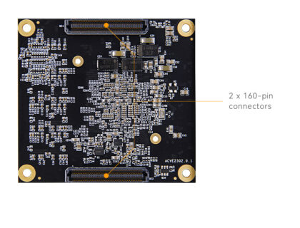 5. V100 SoM Bottom View with Markings - Electronics-Lab.com