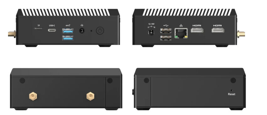 MINIX Z100-0dB Mini PC - An Alder Lake-N N100 Powred Quad Core Fanless Mini PC with Wi-Fi6, BT5 ...