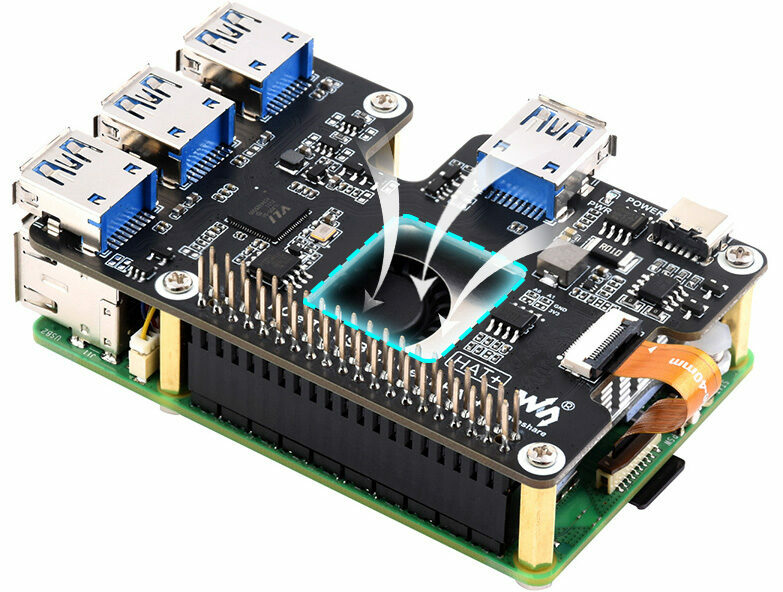 PCIe-TO-USB-3.2-Gen1-HAT-Plus-details-11 - Electronics-Lab.com