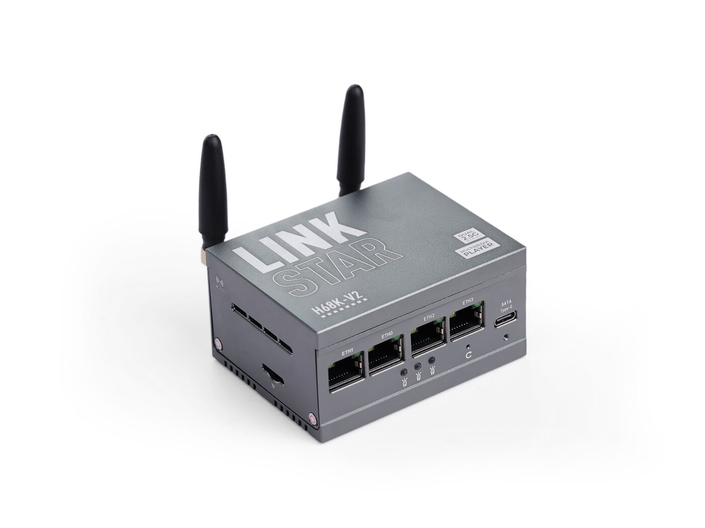 Seeedstudio LinkStar-H68K-1432 V2 is A Tiny Pocket Router with 2x1GbE ...
