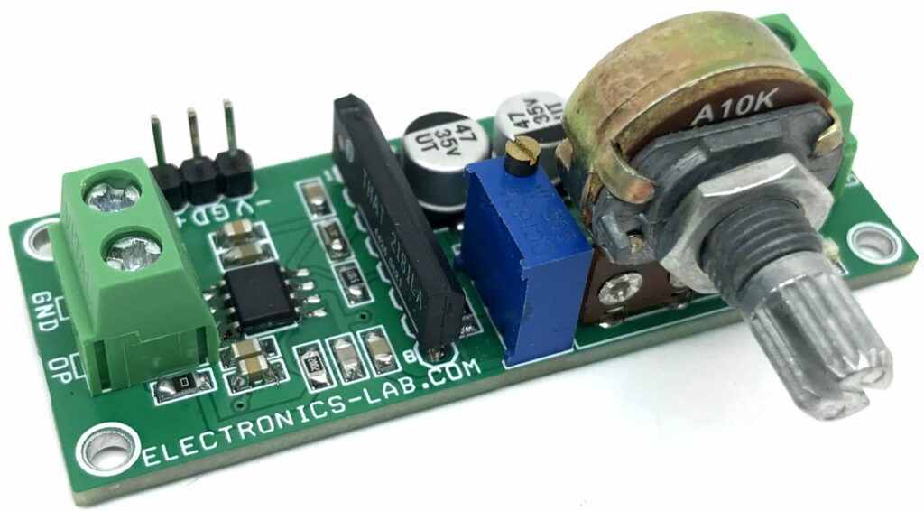 Voltage Controlled Amplifier - VCA - Electronics-Lab