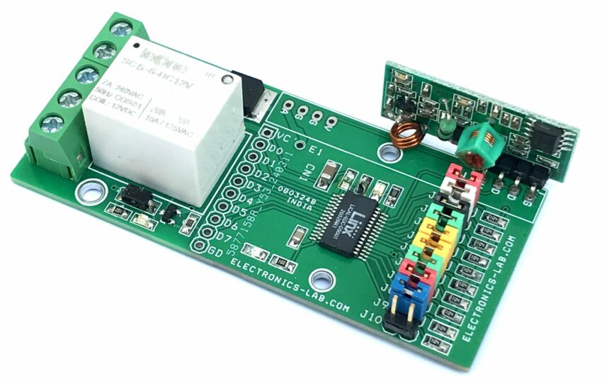 One Channel RF Remote Relay Switch - Electronics-Lab