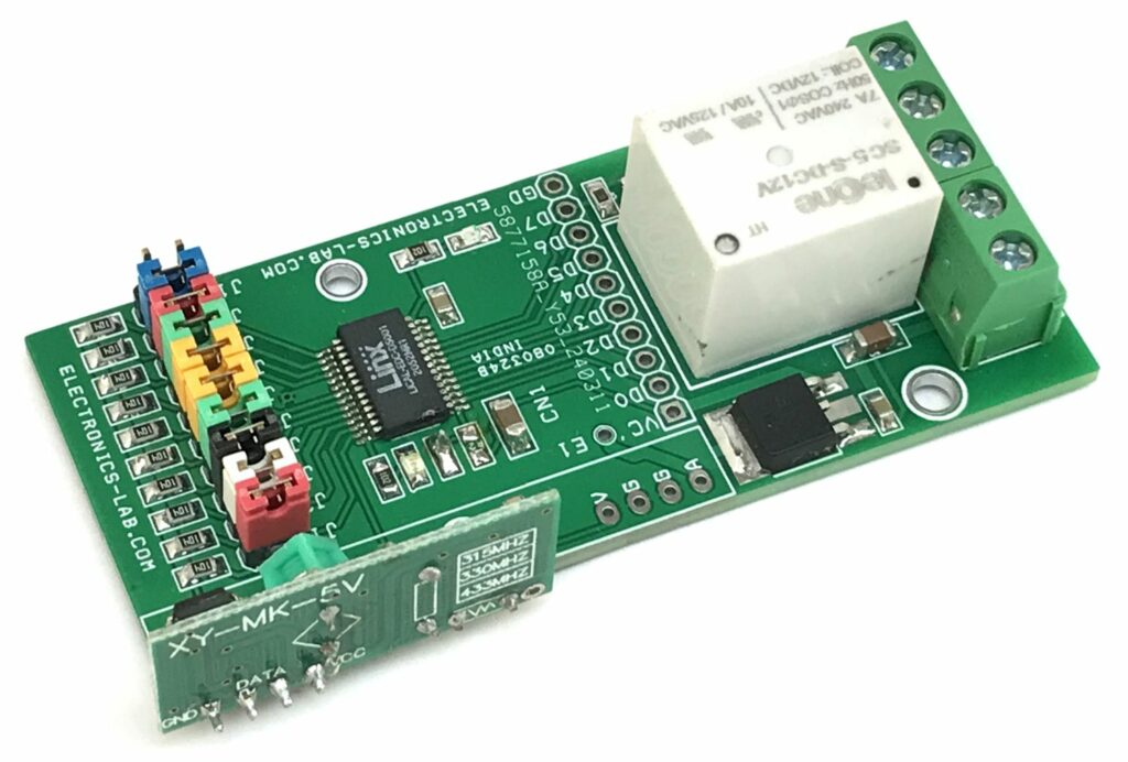 One Channel RF Remote Relay Switch - Electronics-Lab