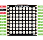 ESP32-S3-Matrix Dev Board Pinout - Electronics-Lab.com