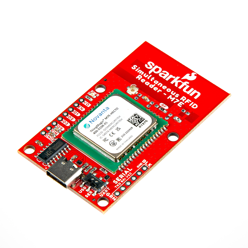 Sparkfun M7e Hecto Rfid Reader A Simultaneous Rfid Reader With Usb C