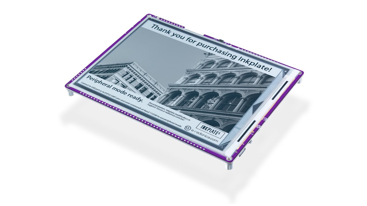 INKPLATE 6 MOTION – The Fastest E-Paper Display you can find ...