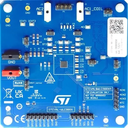 STMicro 50W High-Power Wireless Transmitter and Receiver Boards are ...