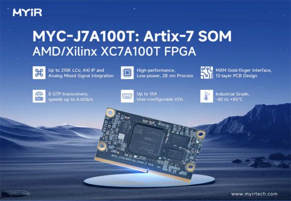 MYIR Introduces New SOM Featuring AMD/Xilinx Artix-7 XC7A100T FPGA ...