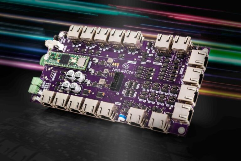 Neuron-1 is A 5-Axis CNC Motion Control System with RJ45 Connectors and ...