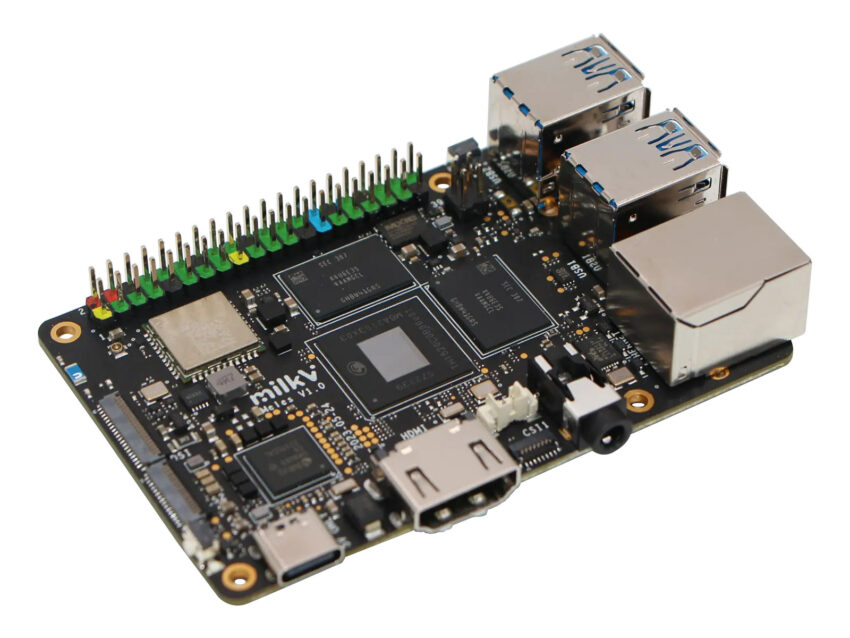 Meles RISC-V Credit Card-Sized SBC: Powered by T-Head TH1520 Quad-Core SoC - Electronics-Lab