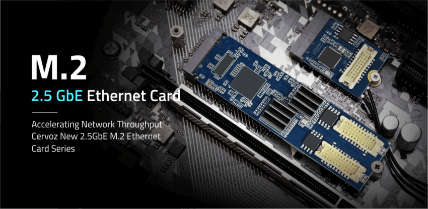 New Products 2.5GbE M.2 Ethernet Card Serie_1 - Electronics-Lab.com