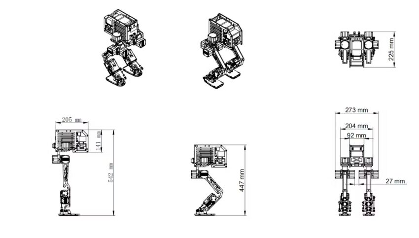 High Torque Robotics Mini π A Orange Pi 5 Based Bipedal Robot With Model Predictive Control